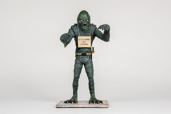 Frogman Miniature - Green Faces